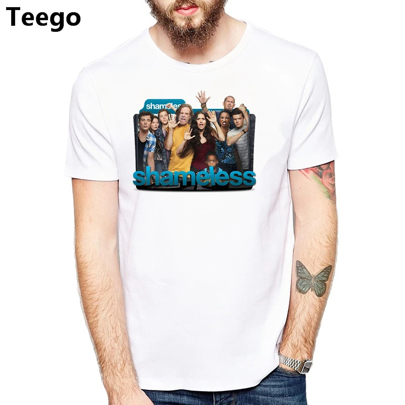 Shameless T Shirt White Short Sleeve Shameless Top Tees Shirt For Adult ...