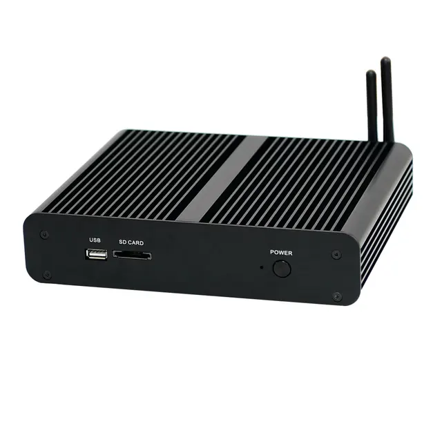 Fanless Mini PC CPU i7 8550U i5 8250U 8th Gen Windows 10 Linux Quad Core DDR4 Mini Computer Pro ...