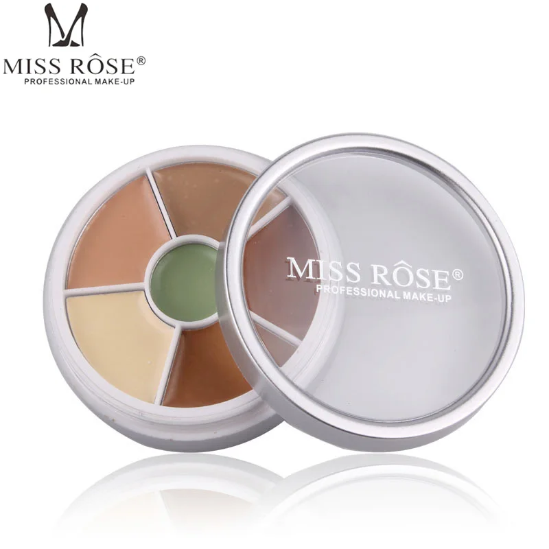 Miss Rose Brand 5 Colors/Set Women Make Up Face Cream Contour Kits ...