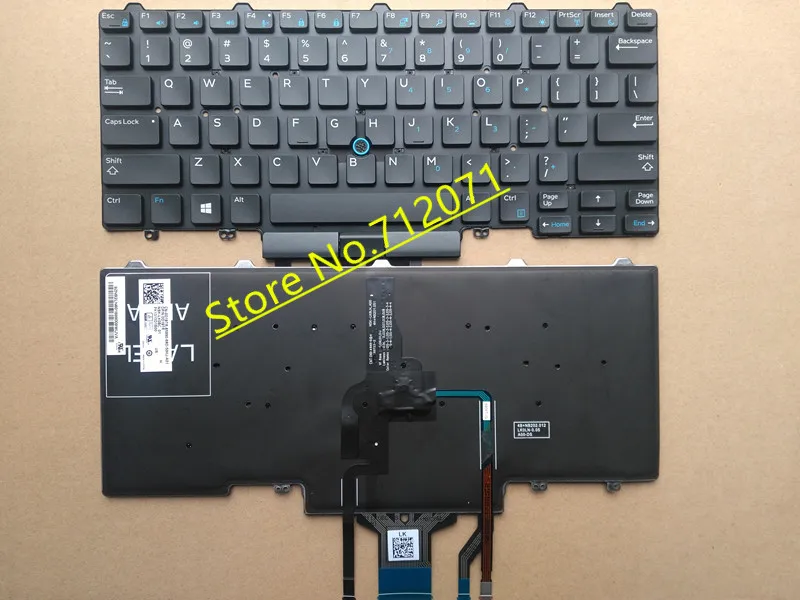Genuine new laptop keyboard for DELL Latitude E7250 E5450 E7470 7250 ...