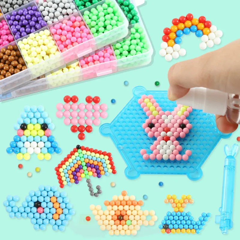 Diy 장난감 easy melt bead refill, 29 색 물 비드 세트 art craft bead toy와 호환 easy ...