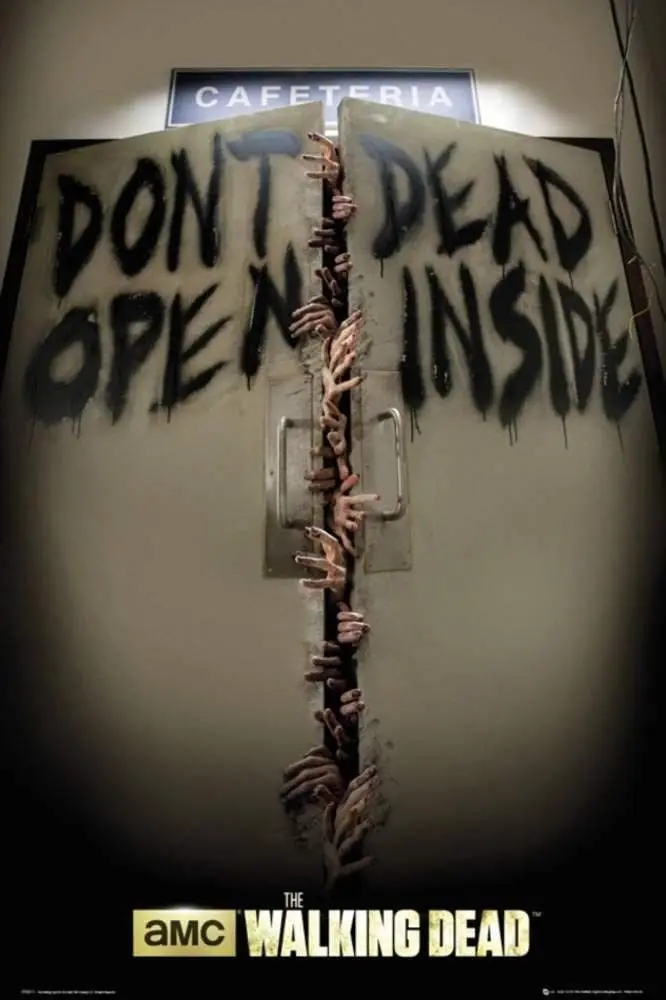 Decoraci-n-del-hogar-The-Walking-Dead-Keep-Out-Silk-Art-Poster-etiqueta ...
