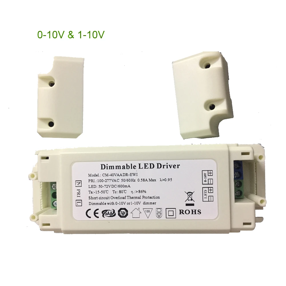 100-270v Led Driver Cc Dimmable Signal 0-10v 1-10v Flicker Free ...