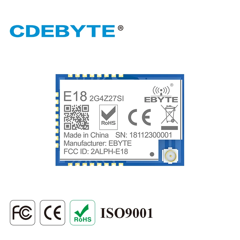 E18-2G4Z27SI Zigbee CC2530 PA CC2592 2.4Ghz 500mW IoT uhf Wireless ...