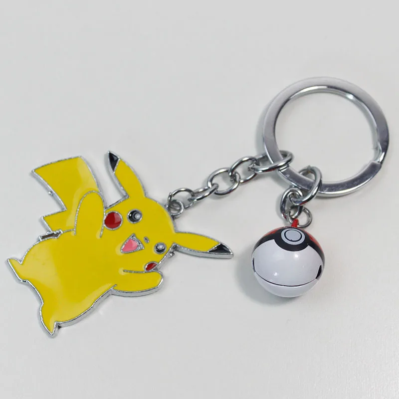 Pokemon Pikachu Anime Metal Keychain - KawaiiMerch.com