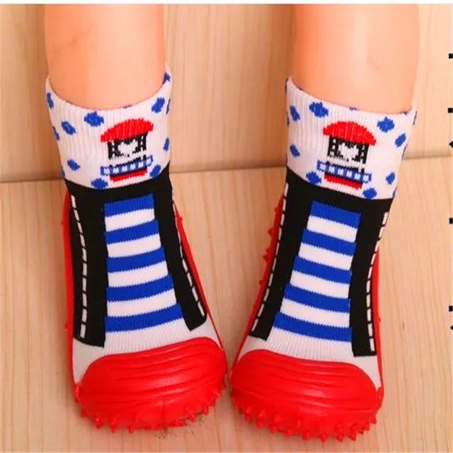Toddler Baby's Socks With Rubber Soles