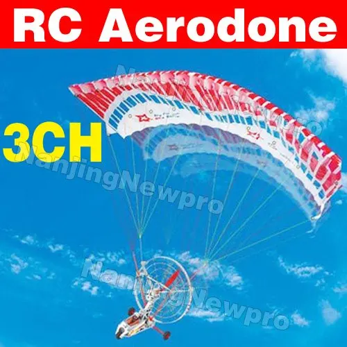 Novelty item toy 3ch radio remote control r/c rc Parachute paracopter ...