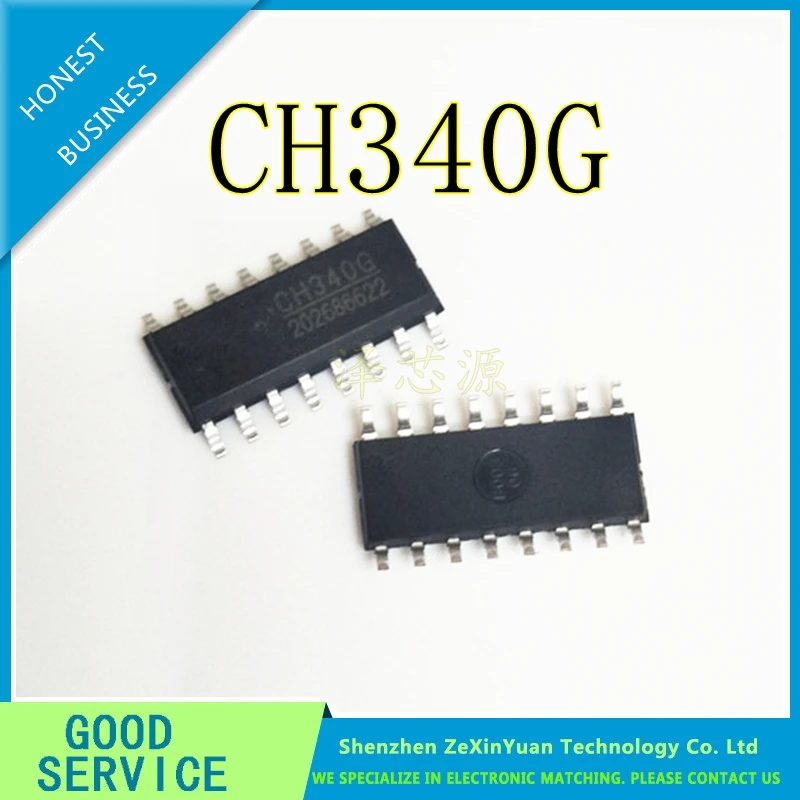 50PCS/LOT CH340G CH340 WCH SOP16 New original USB turn serial IC IN ...