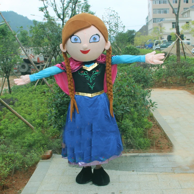 New Arrival Adult elsa Mascot Costume anan princess mascot costume ...