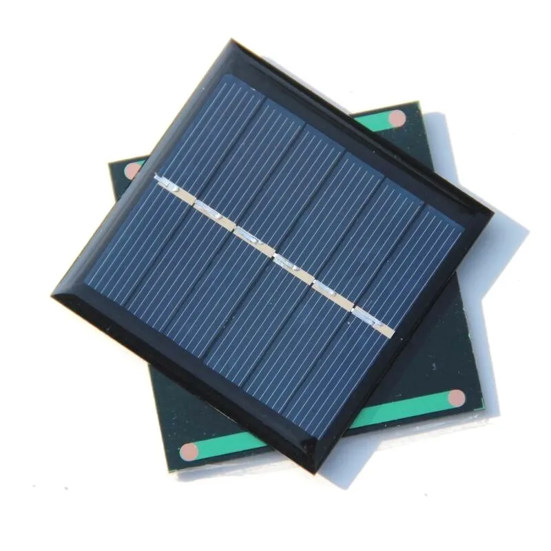 3V 0.6W 65*65*3MM Micro Mini Power Solar Cells Panel For 2.4V Battery ...