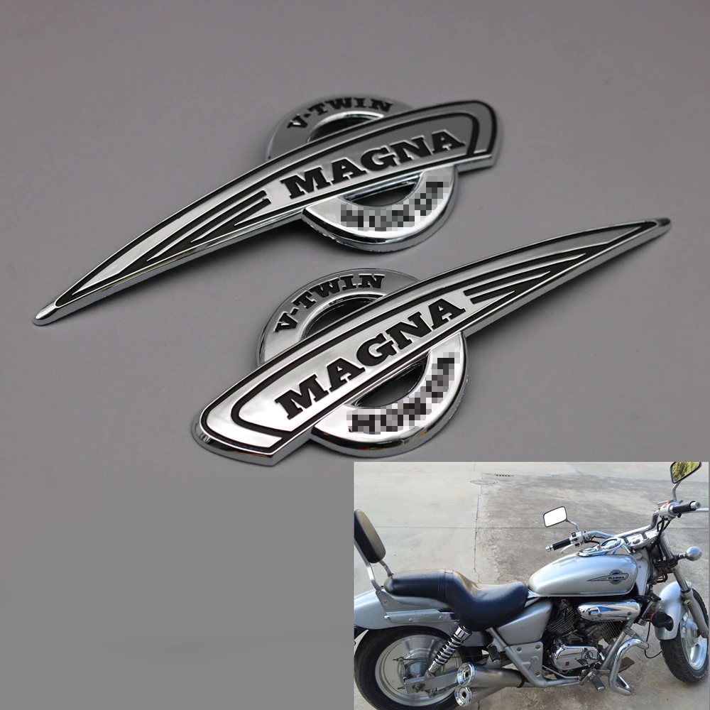 Motorcycle 3D ABS Chrome Gas Tank Fuel Emblem Badge Decals Stickers For ...