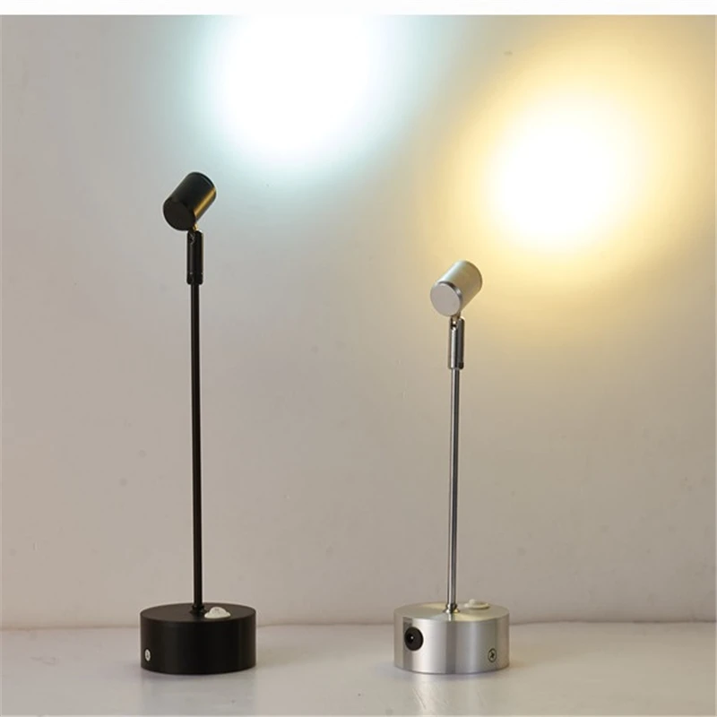 Wire free recharging led spot light ,1W/3W pole setting rotatable ...