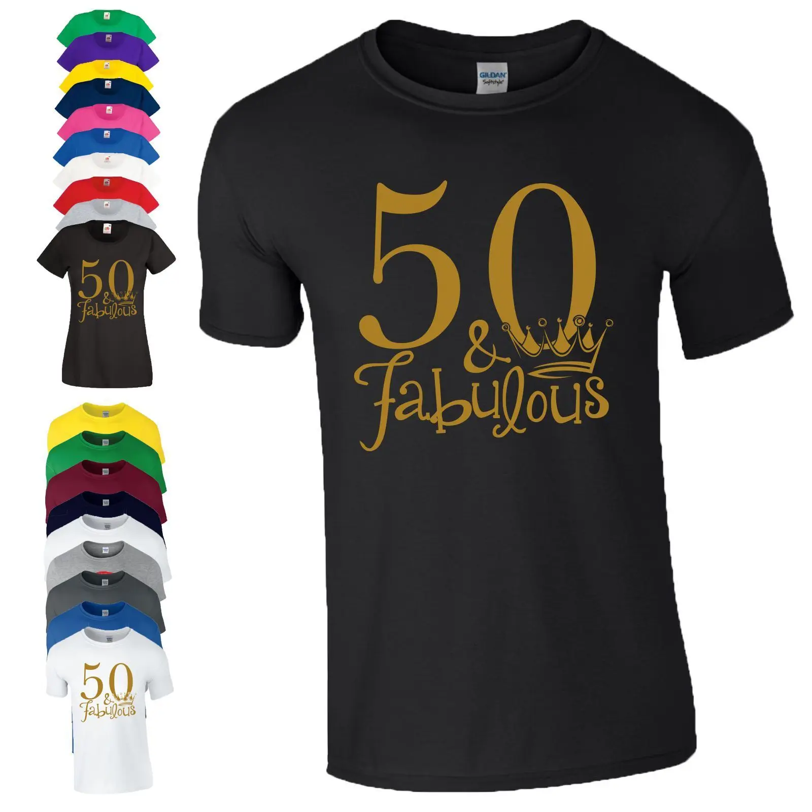 50th Birthday Gift T Shirt 50 And Fabulous Crown King Made In 1969 Mens 50th Birthday Gift T Shirt 50 And Fabulous Crown King Made In 1969 Mens