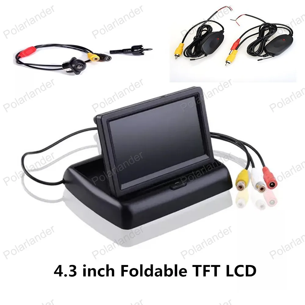 4-3inch-Monitor-Camera-Car-Kit-Car-Reverse-Monitor-add-Car-Camera-with ...