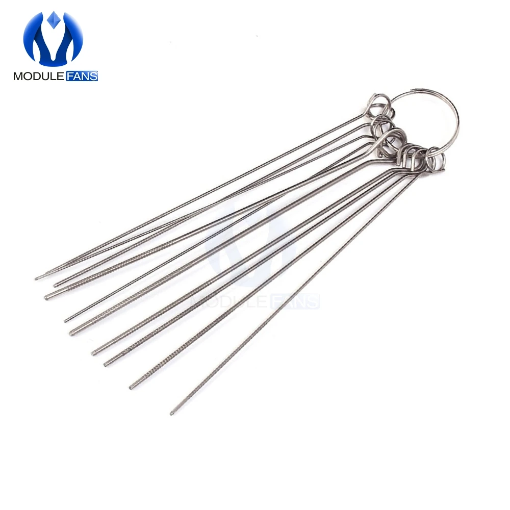 10 Kinds Stainless Steel Needle Set PCB Electronic Circuit Through Hole ...