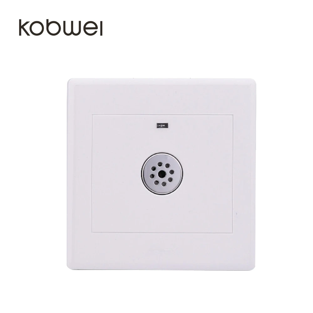 86x86mm white sound Voice activated intelligent wall mounting switch ...