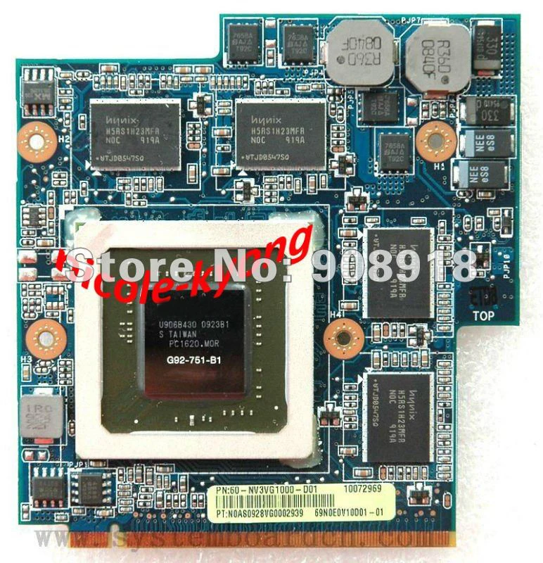 60-NV3VG1000-D01 GTX260M GTX 260M 1 ГБ DDR3 для Asus G60VX G51VX G50VT ...