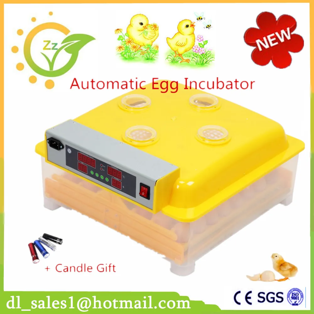 1 Piece Digital Control 48 Egg Incubator Automatic Turning Chicken ...
