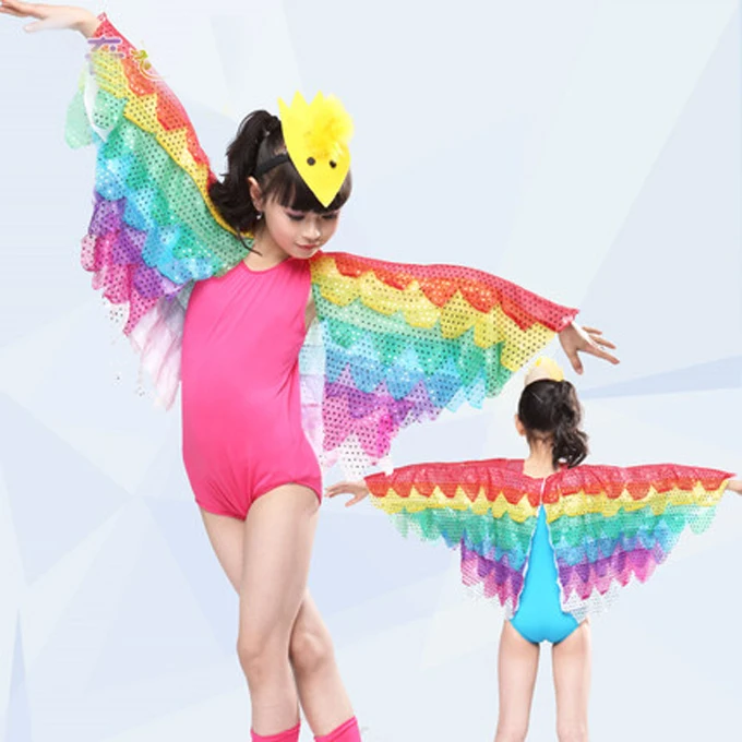 Sparrow Phoenix Wings Girls Child Dance Swan Ballet dancing Costume ...