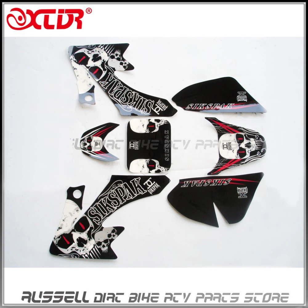 Skull Graphics Kits For Dirt Bikes