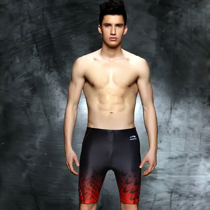 2017 Men's Long Swimming Trunks Plus Size Sport Shorts Men Swimwear ...