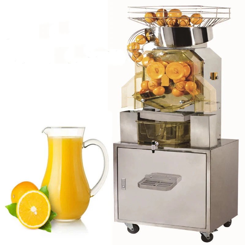 110V/220V Fruit Juicer/Extractor Electric Orange Machine Automatic ...