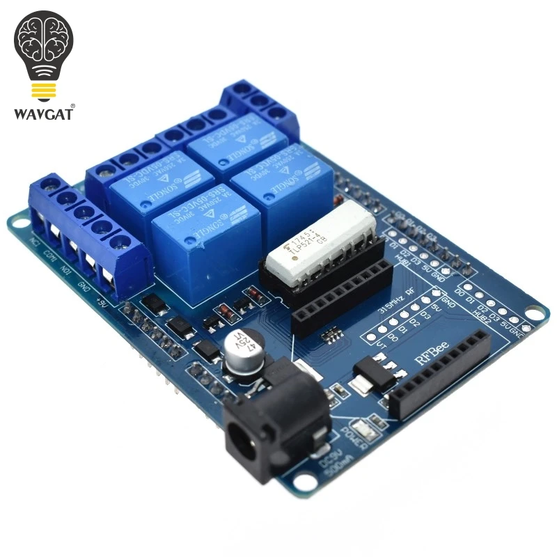 Generic 3A 240V 4 Channel Wireless Relay Module Opto-isolator Xbee ...