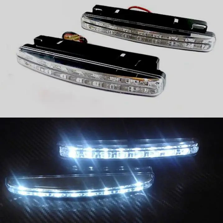 2014 New universal Car styling LED daytime running light the net lights ...