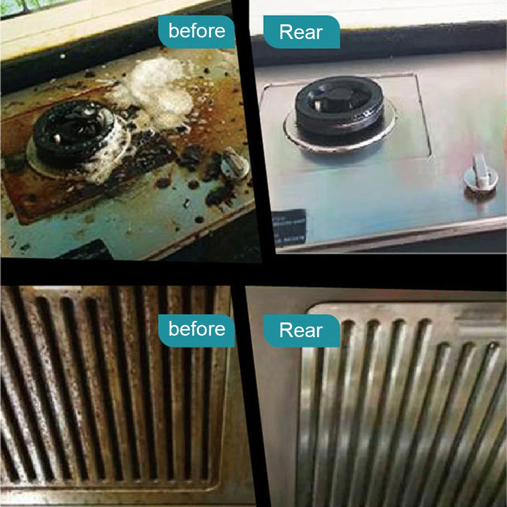 2/1pcs Kitchen Grease Cleaner Grease Stain Decontamination Cleaning ...