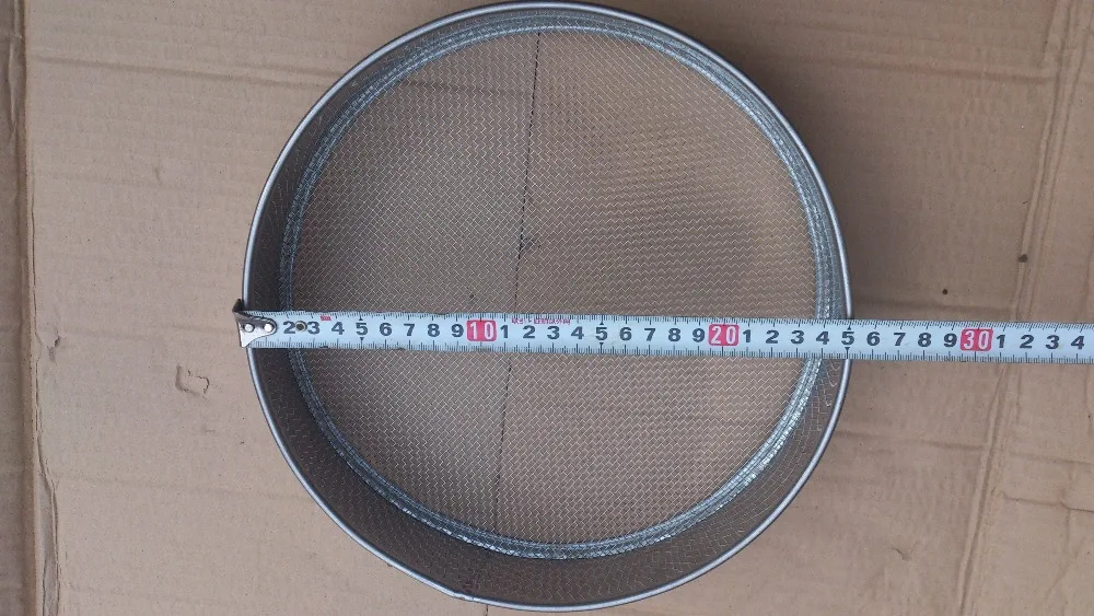 25cm diameter sieve with 304 stainless steel net and out ring /sieve ...