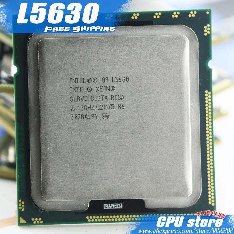 Intel processador xeon l5630, processador cpu/2.13ghz/lga1366/12mb/l3 ...