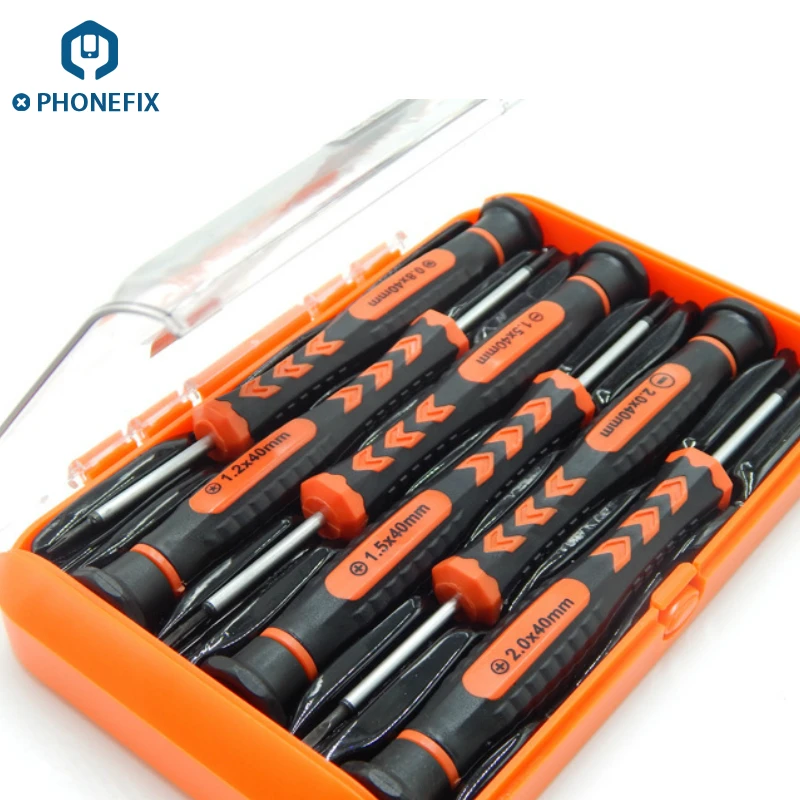 PHONEFIX 6pcs Screwdrivers Set with Slotted Phillips Torx Screwdriver ...