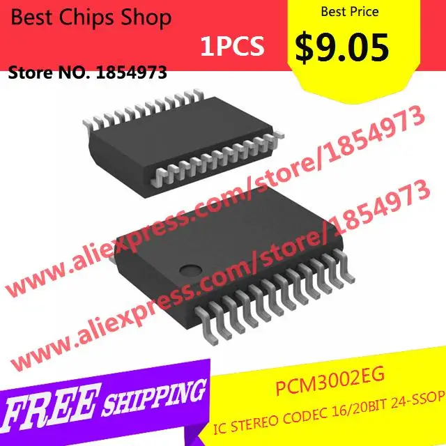 Envío gratis 1 unids = $9.05 Kit electrónico PCM3002EG estéreo IC IC ...