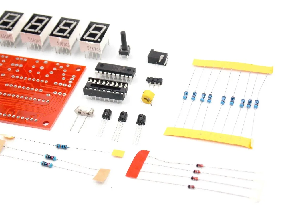 DIY Kits RF 1Hz-50MHz Crystal Oscillator Frequency Counter Meter ...