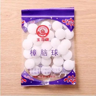 4 Bags Camphor Moth Balls Mofo Naphtaline Boules Safe Mildew Insect ...