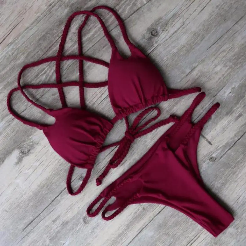Brazilian Bikini Set 2018 Sexy Swimwear Women Bandage Bikinis Beach