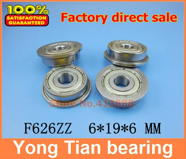 F626 F626 ZZ F626ZZ F626 2Z F626Z zz z 2z Flange Flanged Deep Groove ...