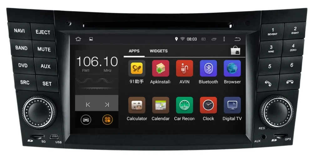 7" Android 4.4.4 for mercedes E w211,CLK W209 CLS W219 2din car dvd,gps ...
