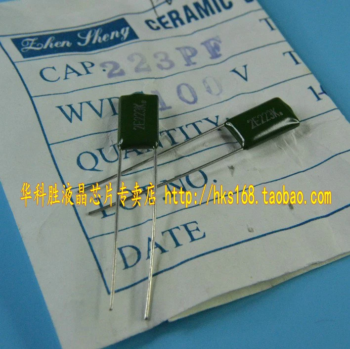 2e223k 2a223j 100 V 0.022 Uf Capacitores De Poliéster 10 / 0.5 Yuan ...