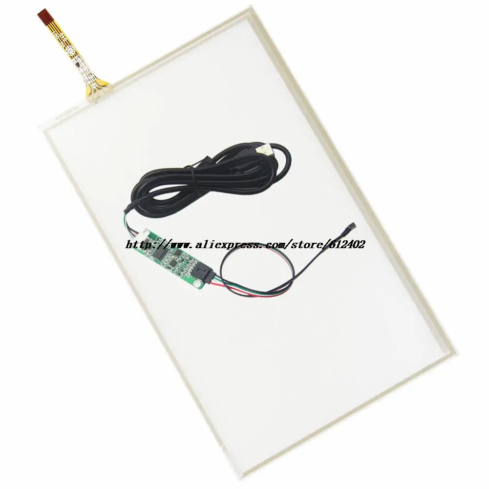 7 Inch 4 Wire Tft Lcd Touch Panel Screen+usb Port Controller Driver Kit ...