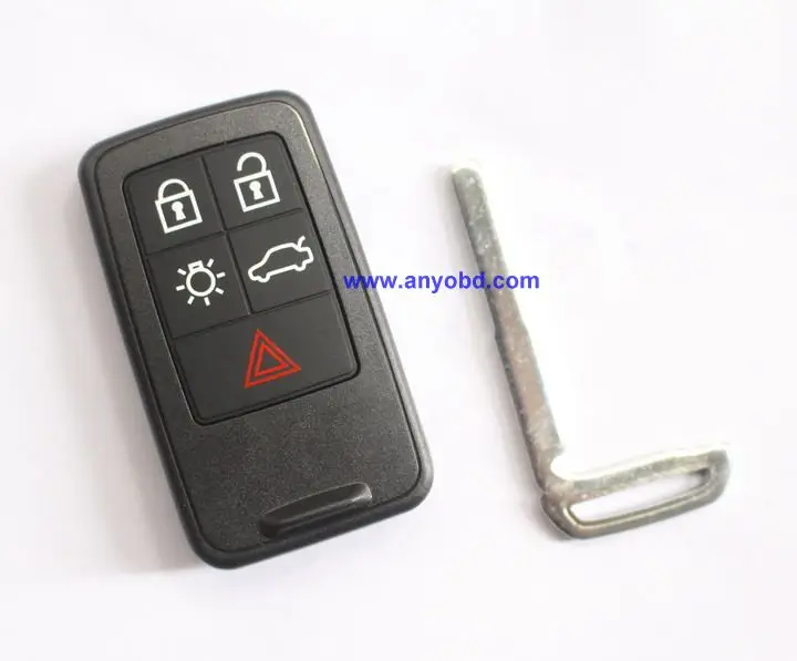 Para Volvo XC60, V60, S80, S60 coche FOB 5 botón Control Remoto remoto ...