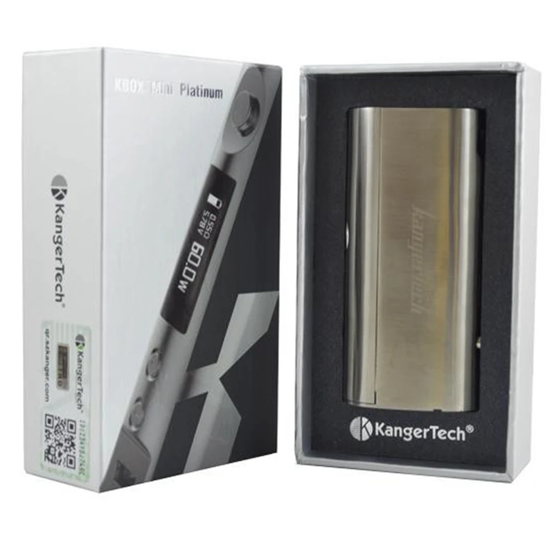 Electronic Cigarette Kanger KBOX Mini Platinum MOD 60W TC box mod vape ...