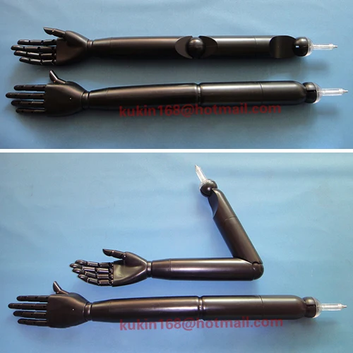 Black Color Of Mannequin Display Arm, Flexible Joints Of Male Mannequin ...