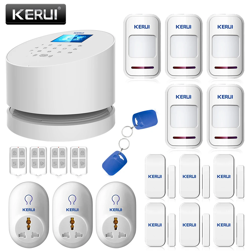 KERUI GSM PSTN Wifi network Security Home alarm Systems+3 wireless ... KERUI GSM PSTN Wifi network Security Home alarm Systems+3 wireless ...