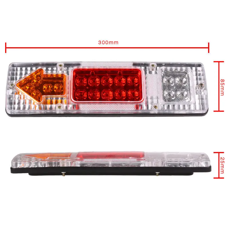 Φανάρια για πίσω με 19 LED 12V Σετ 2 τεμαχίων - FQ-24V
