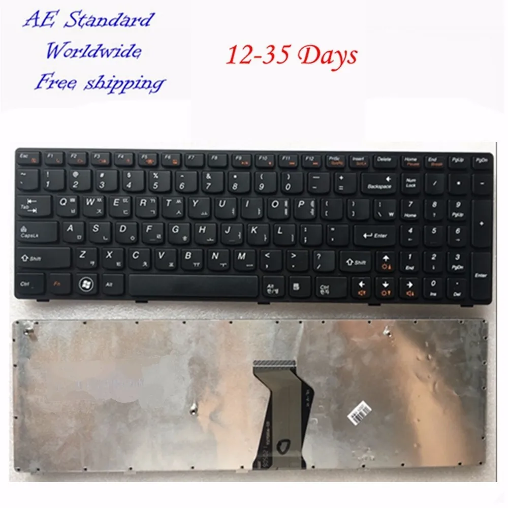 Kr Black New Laptop Keyboard For Lenovo B570 Z565 Z560 Z570 Z575 V570a ...