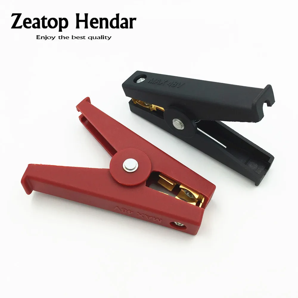 Pinza de cocodrilo de plomo para batería de coche, pinza aislante de ...