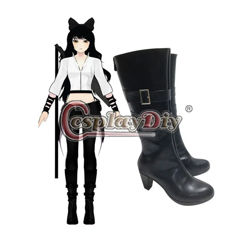 RWBY Season 2 Blake Belladonna Cosplay Boots Shoes Adult Women Girls ...