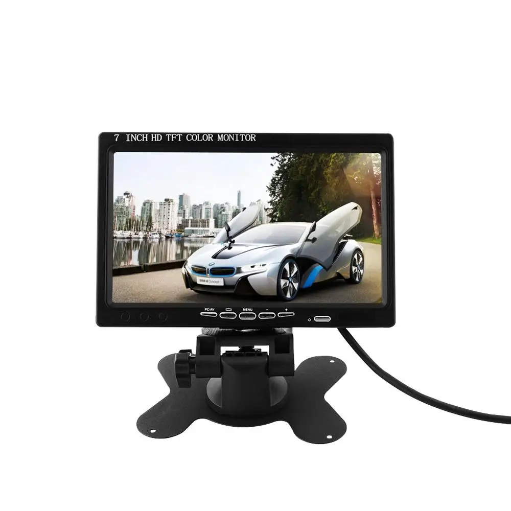 Car Auto 7" TFT LCD Color Rear View Vehicle Monitor Digital Display W ...