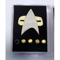 Star Trek Voyager Communicator Metal Pin & amp Rank Pip/Pips Cosplay ...